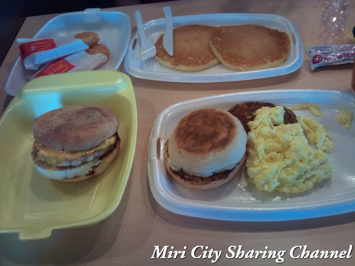 Breakfast at McDonald’s Drive Thru Miri - Miri City Sharing