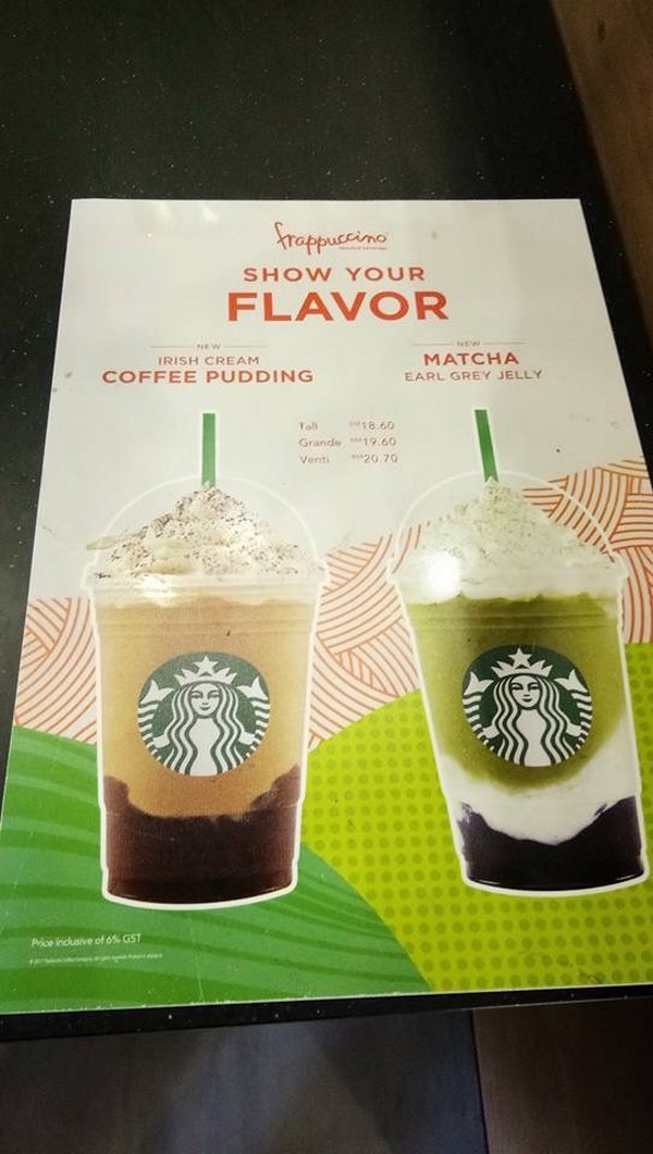 Breakfast MENU in Starbucks Drive Thru Miri City - Miri City Sharing