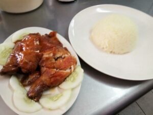 Alex Fried Chicken Rice in Miri City, MUST TRY SALAD Chicken Rice ...