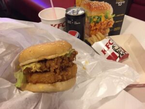 New Zinger CHEEZILLA Burger now in KFC Malaysia - Miri City Sharing