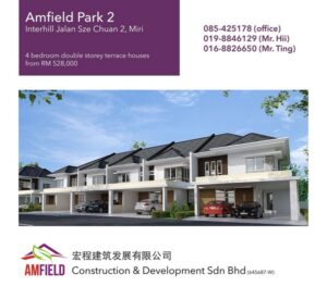 Amfield Construction Miri New House (Double Storey Terrace & Semi-D ...