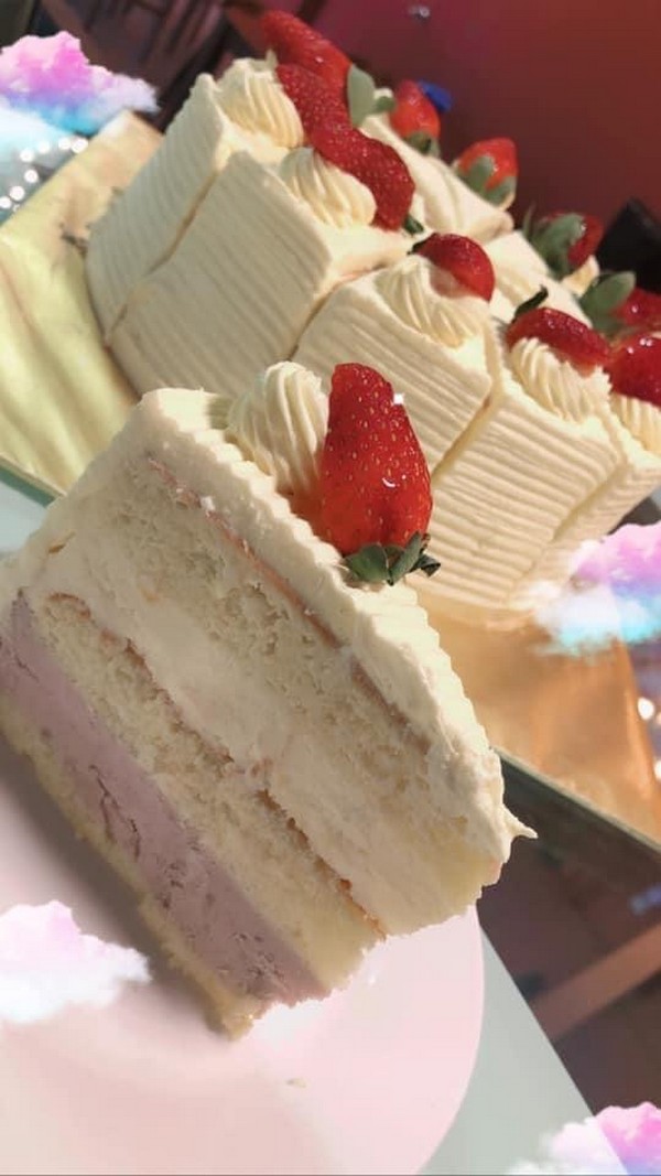 Taro Cheese Cake now in Caféine Port Miri - Miri City Sharing