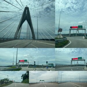 Passing through the 30km Long Brunei Temburong Bridge - Miri City Sharing