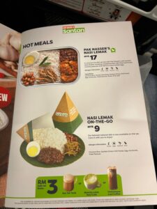 AirAsia’s Flight Menu in Malaysia - Miri City Sharing