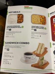 AirAsia’s Flight Menu in Malaysia - Miri City Sharing