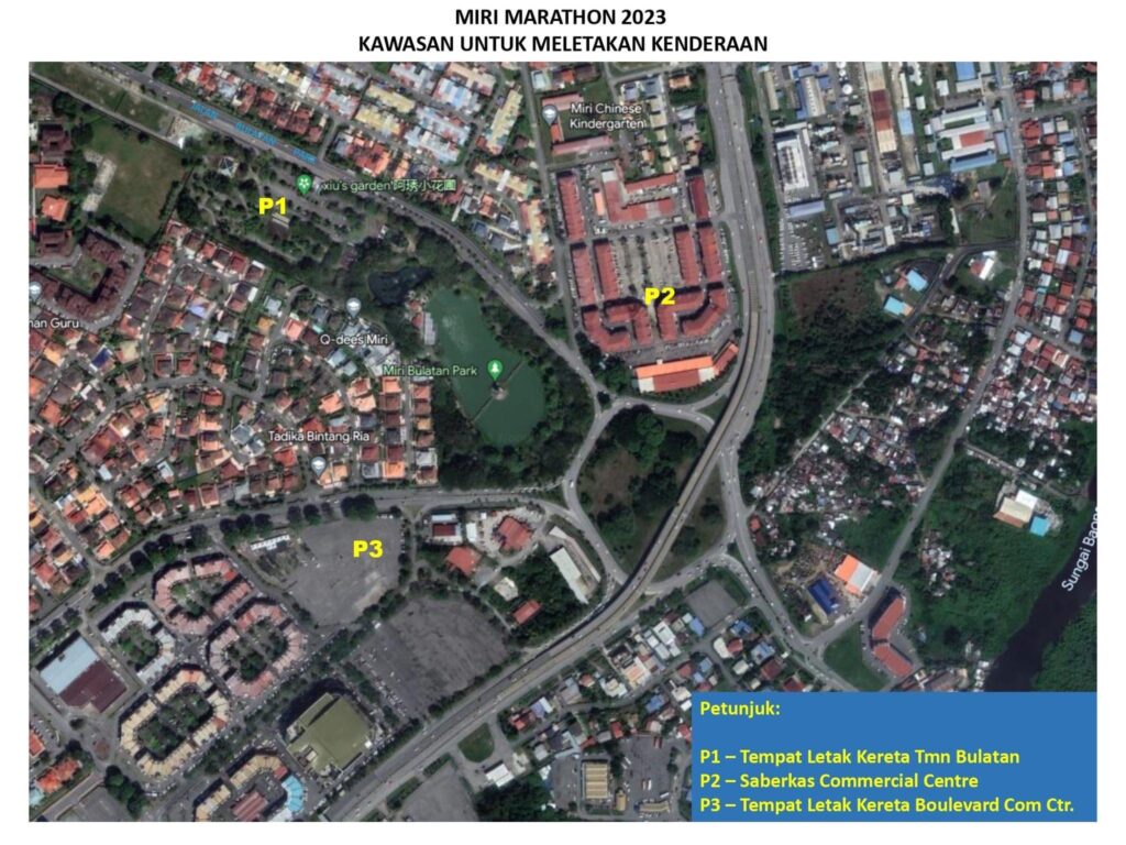 Miri Marathon 2023 ROUTE Map - Miri City Sharing