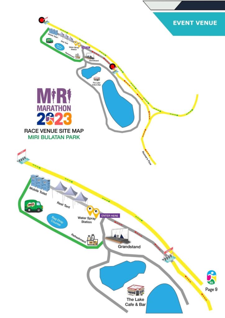 Miri Marathon 2023 ROUTE Map - Miri City Sharing