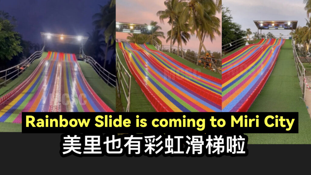 Rainbow Slide is coming to Miri City - Miri City Sharing