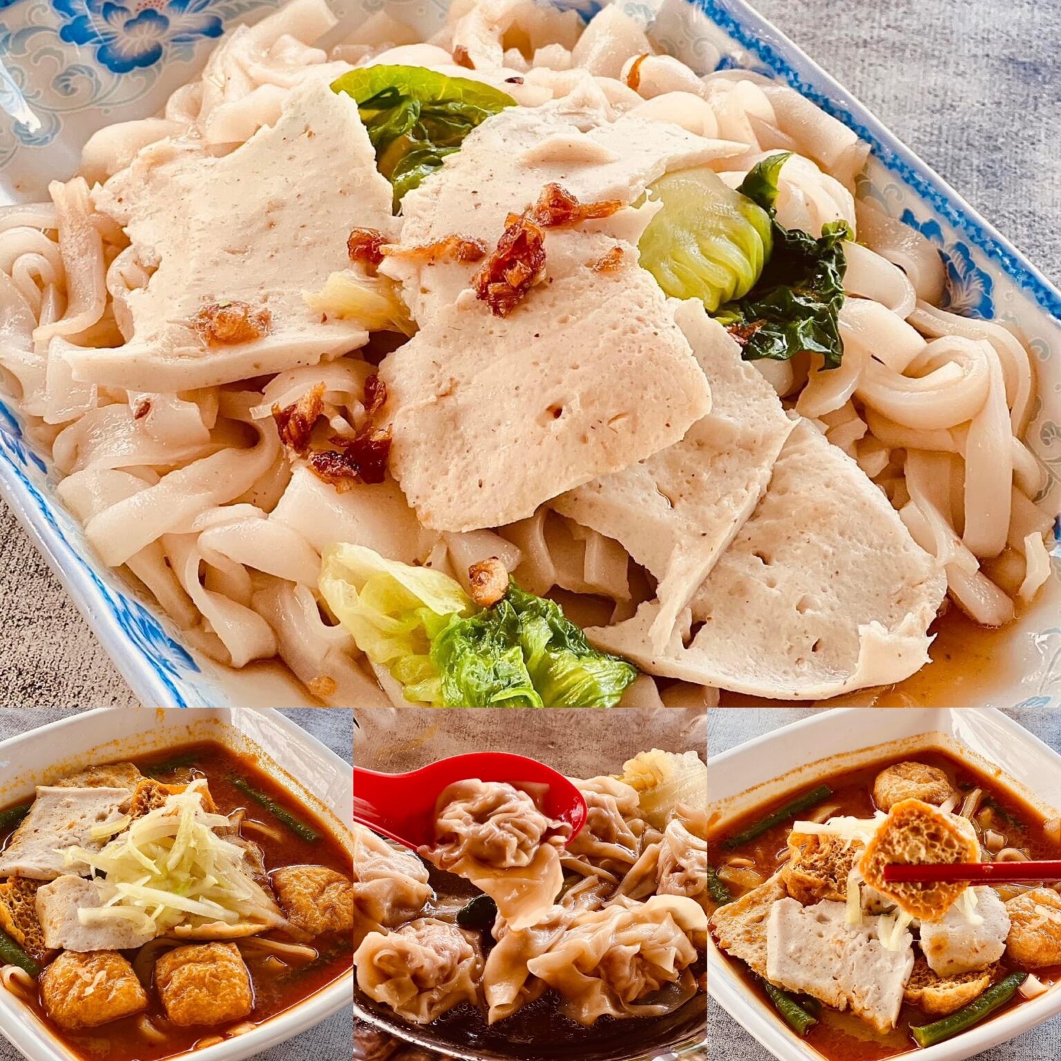 Sliced Fish Cakes Noodles at Kuang Heng Cafe Miri - Miri City Sharing