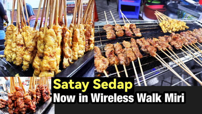 Delicious Satay found at Wireless Walk Miri - Miri City Sharing