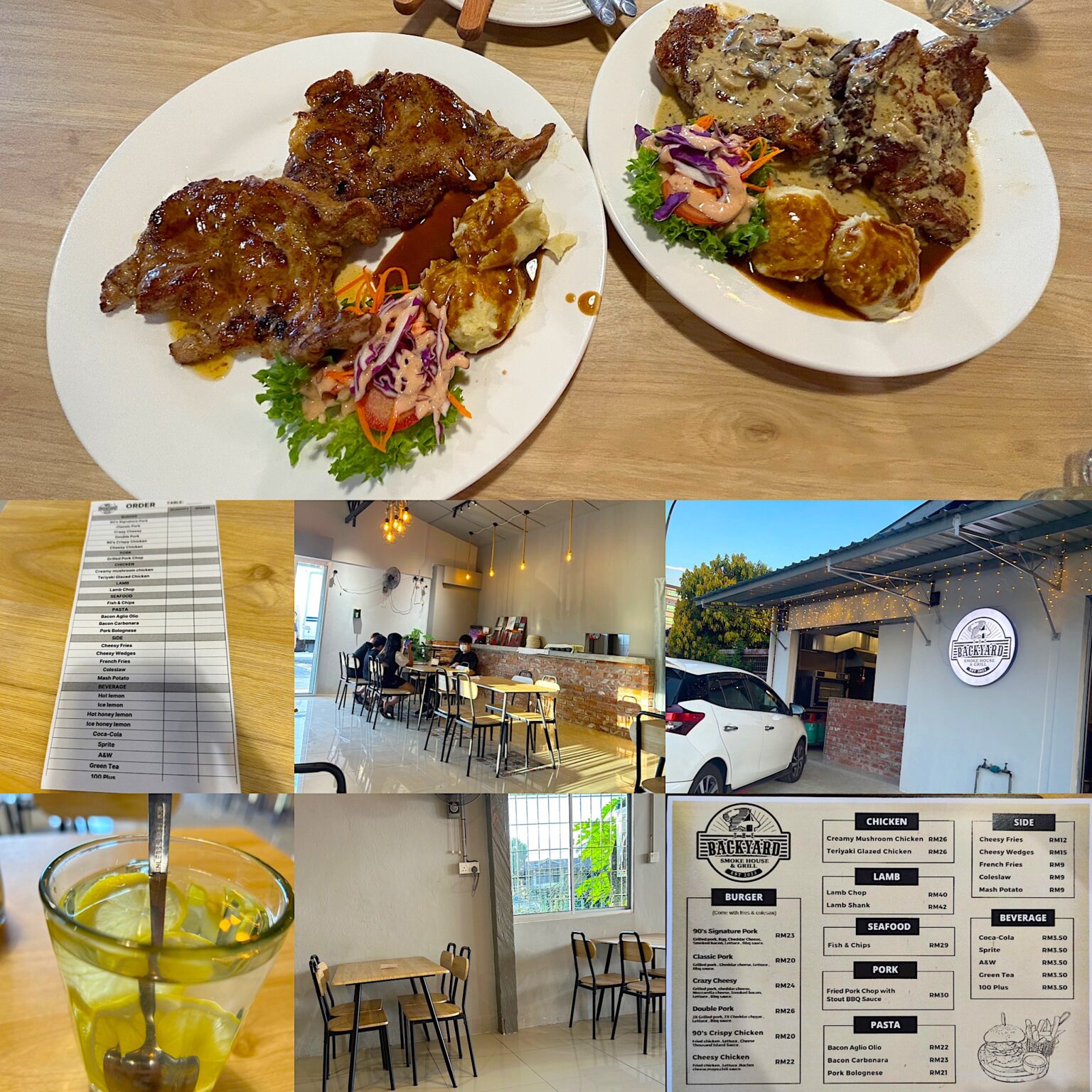 Eating at The Backyard in Miri City - Miri City Sharing