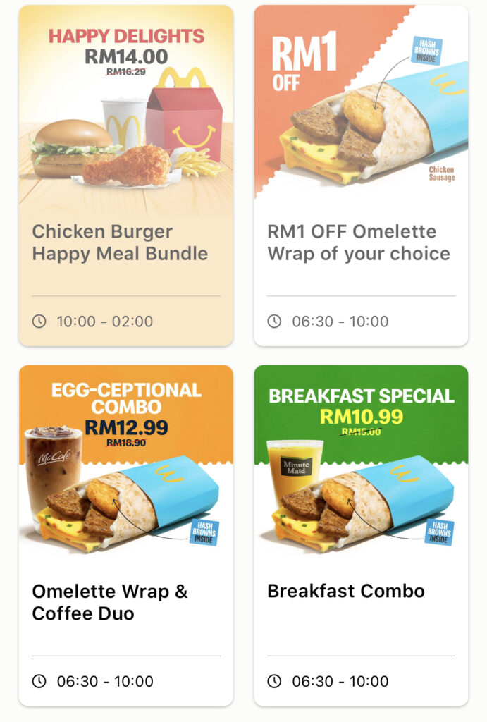 McD New Delicious and Filling Omelette Wraps - Miri City Sharing