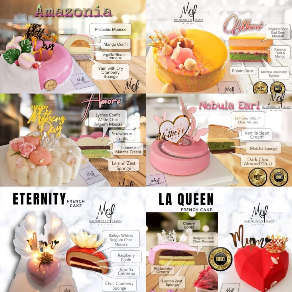 Mother’s Day Cakes by MOF Patisserie Miri - Miri City Sharing
