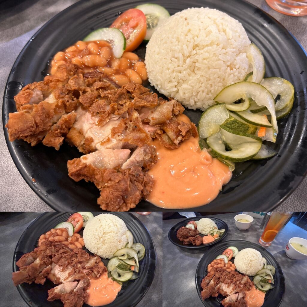 Salad Chicken Rice now at SCR Xpress Miri - Miri City Sharing