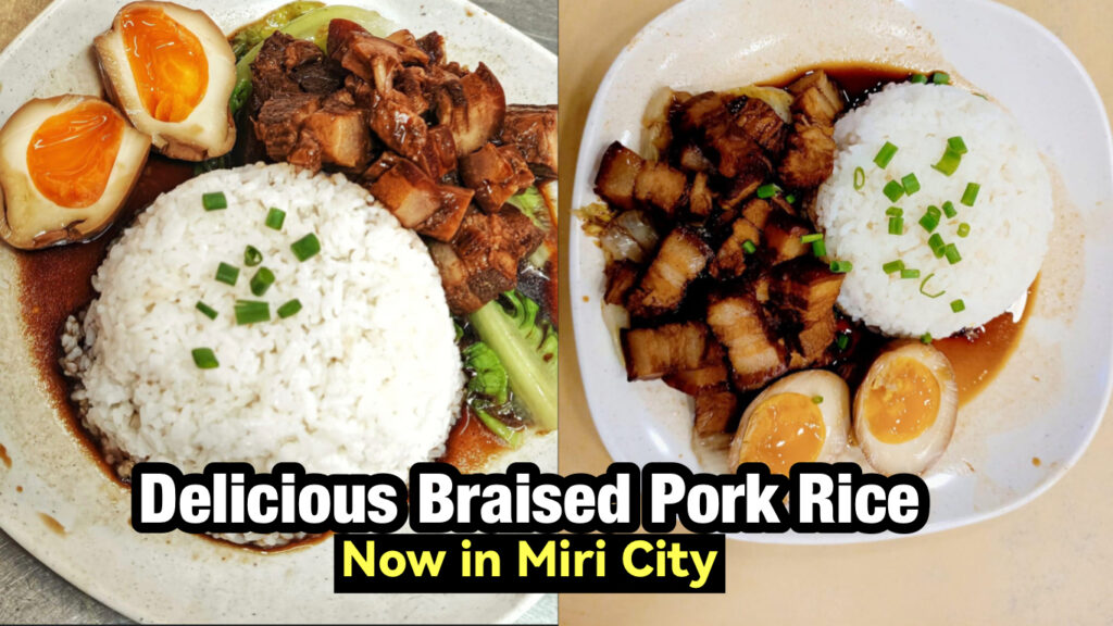 Delicious Braised Pork Rice now in Miri City - Miri City Sharing