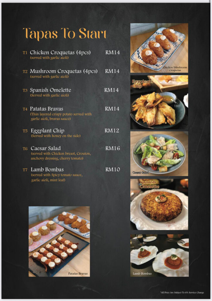 The Light Restaurant Bar Miri Menu Preview - Miri City Sharing