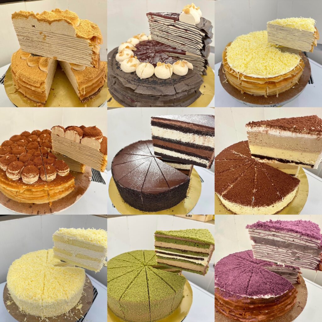 Delicious Crepe Cakes in Miri City - Miri City Sharing