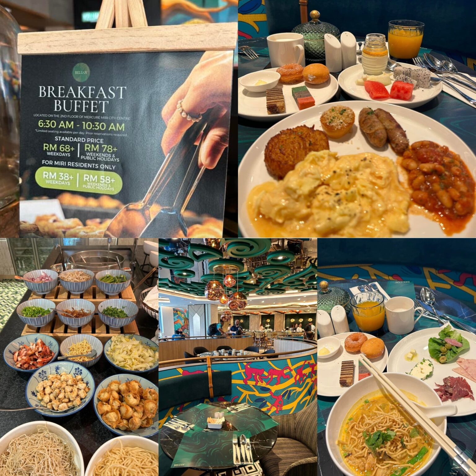 RM 38 Hotel Breakfast Buffet now in Miri City - Miri City Sharing