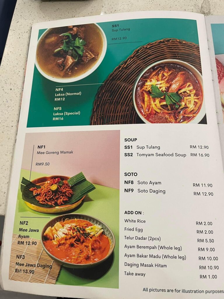 Rasa Sayang Kitchen Miri Menu Preview - Miri City Sharing