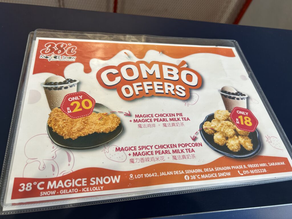 38’C MagICE Snow Menu in Miri City - Miri City Sharing