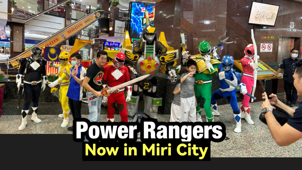 Power Rangers now in Boulevard Miri - Miri City Sharing