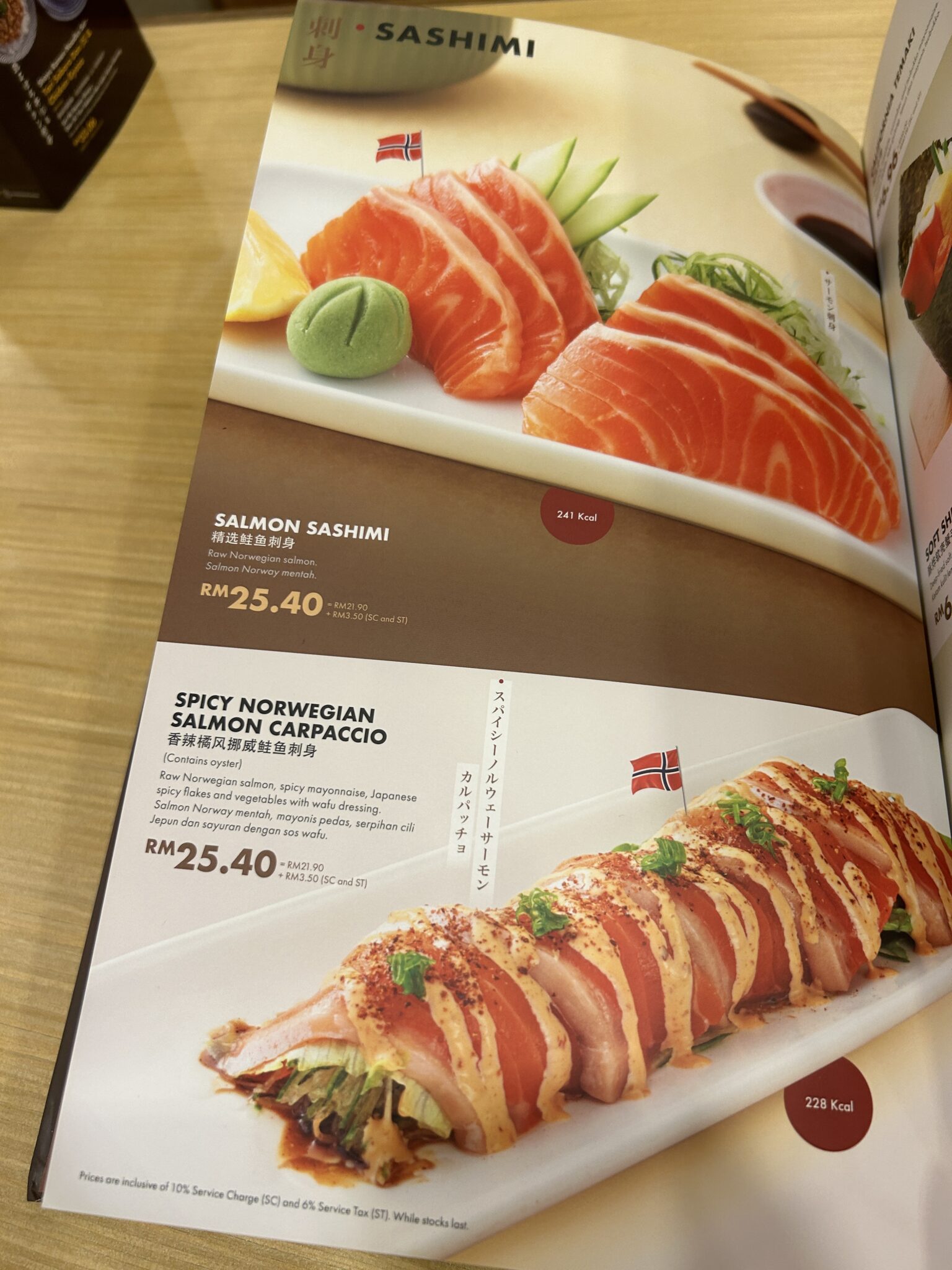 Sushi King Menu Preview in Malaysia - Miri City Sharing