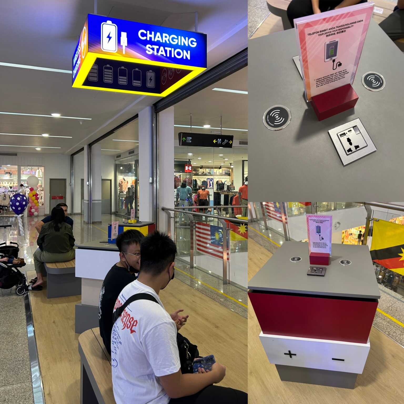 Charging Station now in Miri City Mall - Miri City Sharing