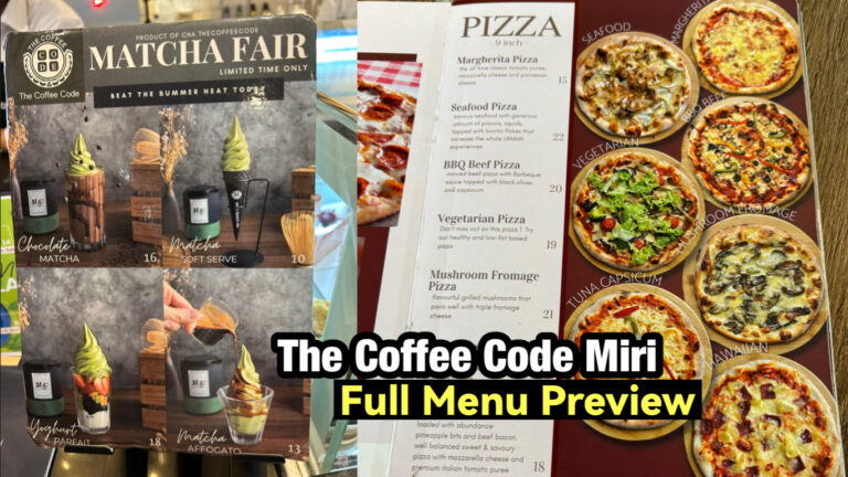 The Coffee Code Miri Full Menu Preview - Miri City Sharing