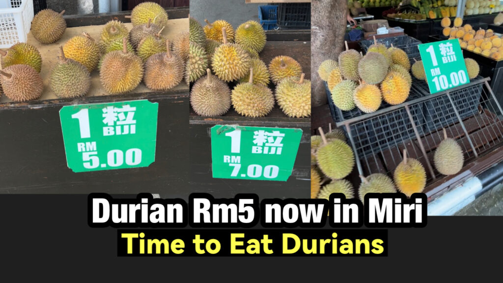 Durian Rm5 Sebiji now in Miri City - Miri City Sharing