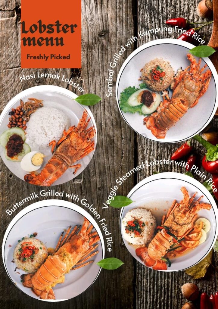 Lobster Menus now in Miri City - Miri City Sharing
