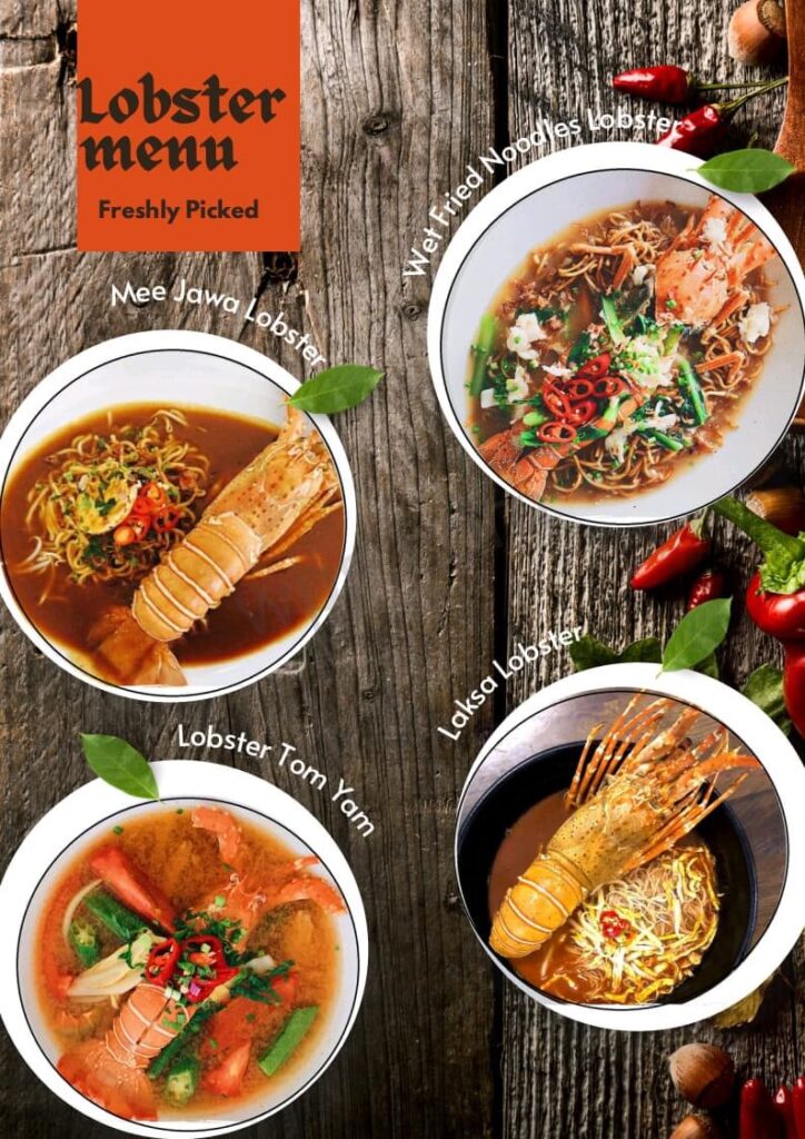 Lobster Menus now in Miri City - Miri City Sharing