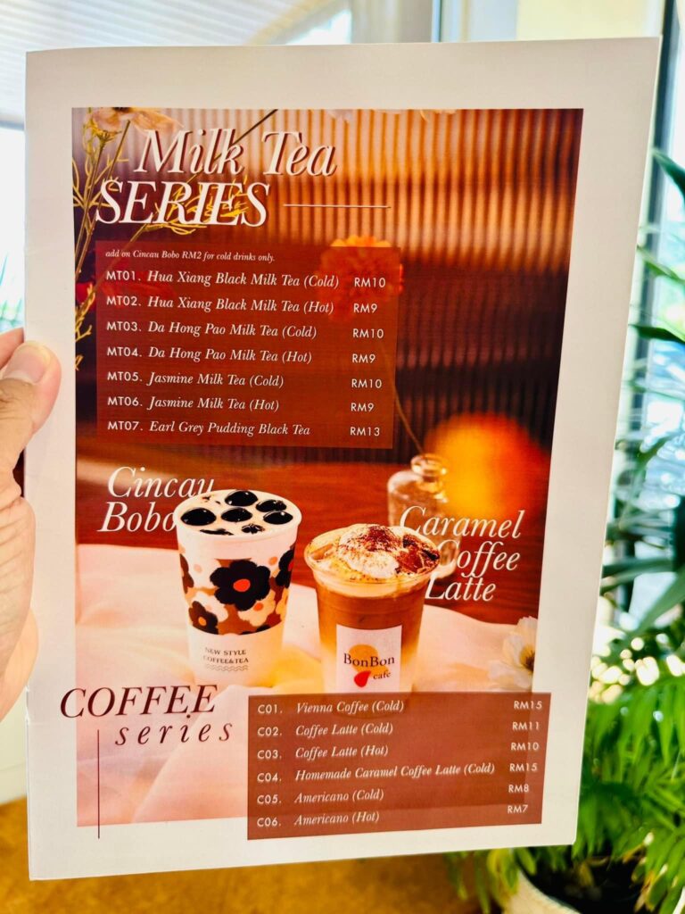 Bon Bon Cafe Miri Menu Preview - Miri City Sharing