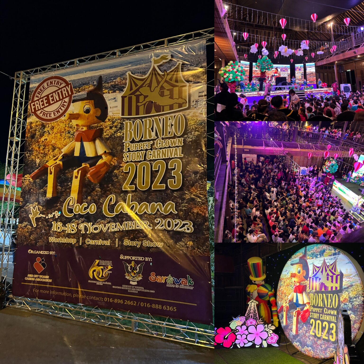 Borneo Puppet Clown Story Carnival 2023 - Miri City Sharing