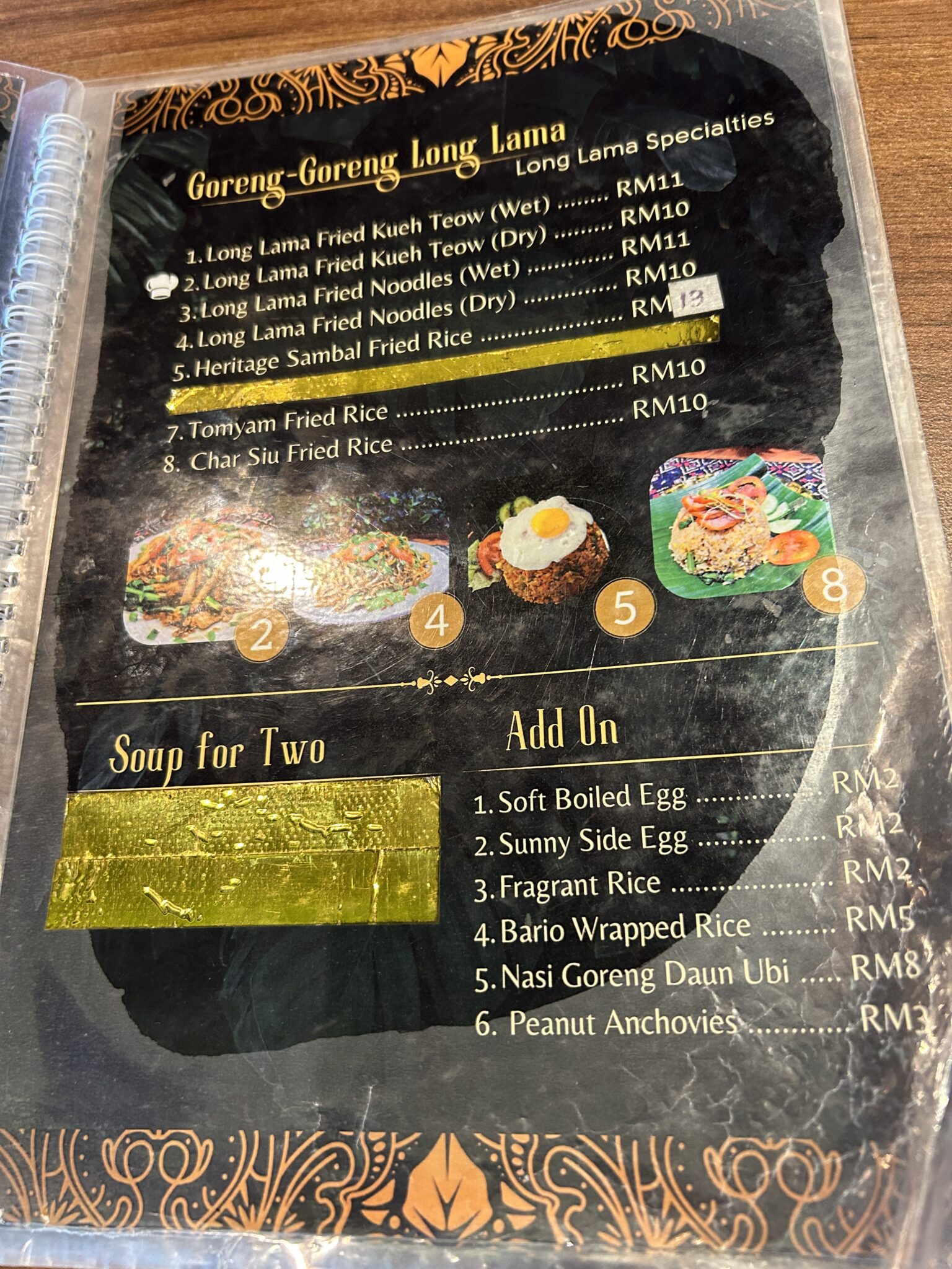 Heritage Cultural Restaurant Miri Menu Preview - Miri City Sharing