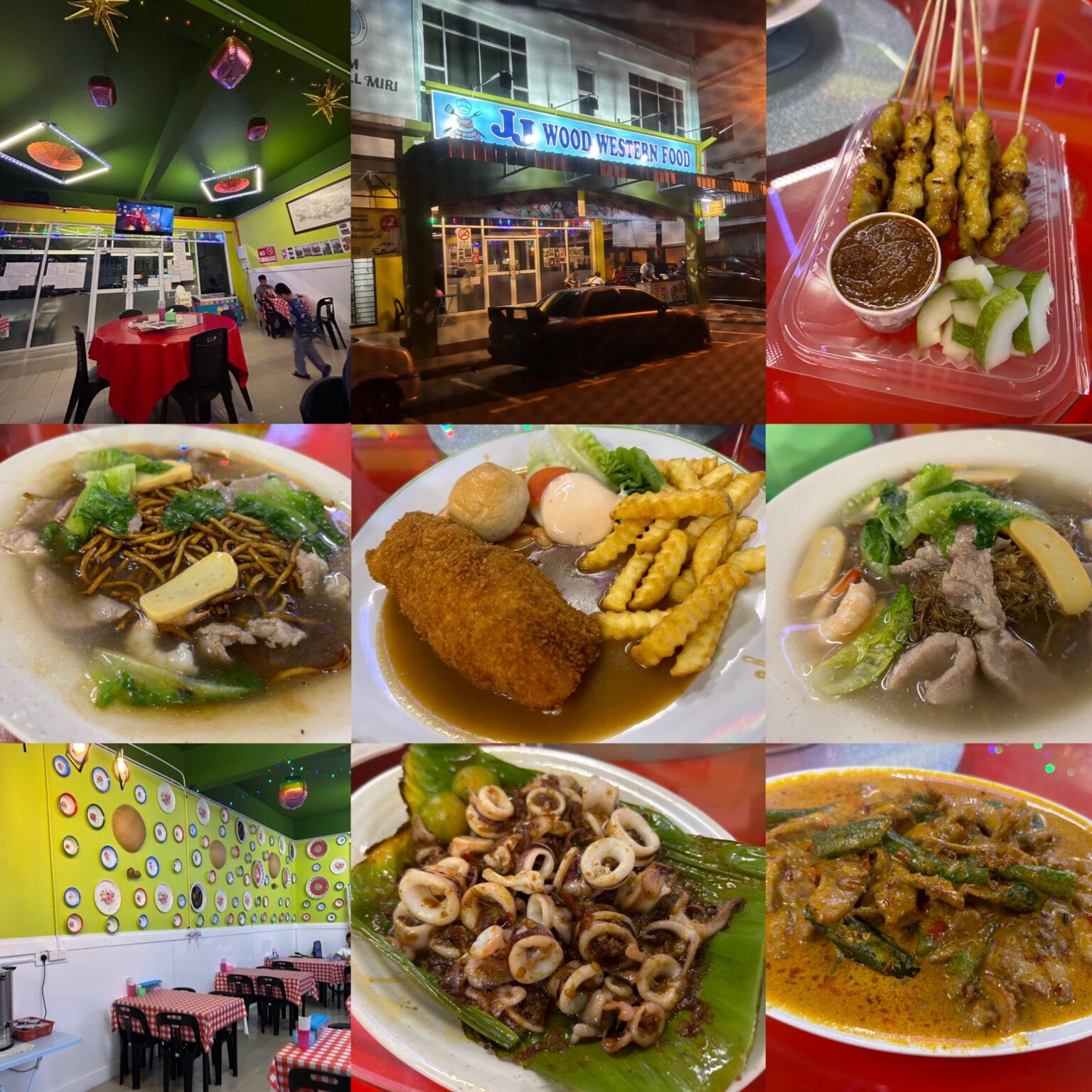 JJ Wood Western Food Miri Dinner Spot - Miri City Sharing
