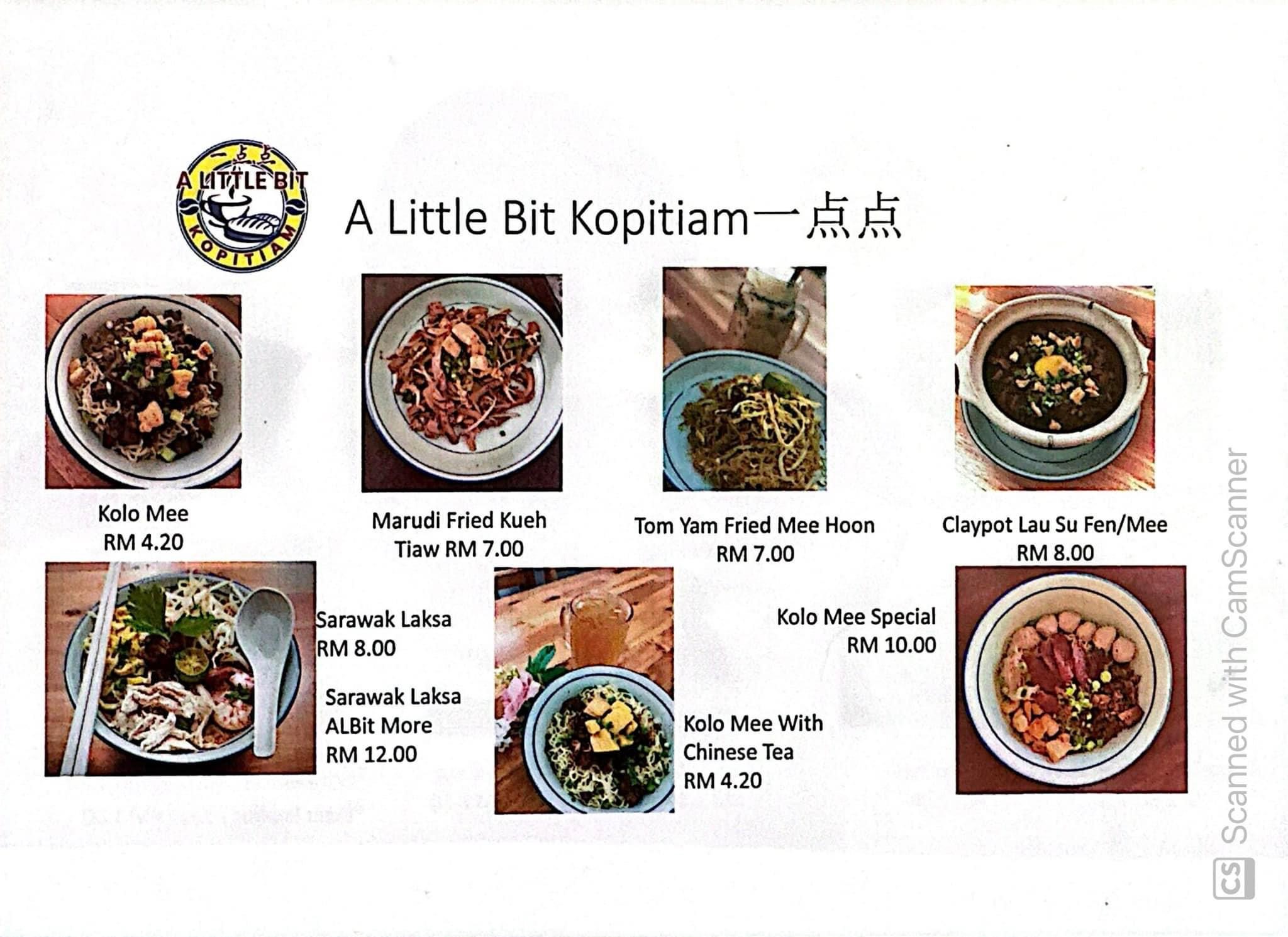 A Little Bit Kopitiam now in Miri City Menu Preview - Miri City Sharing