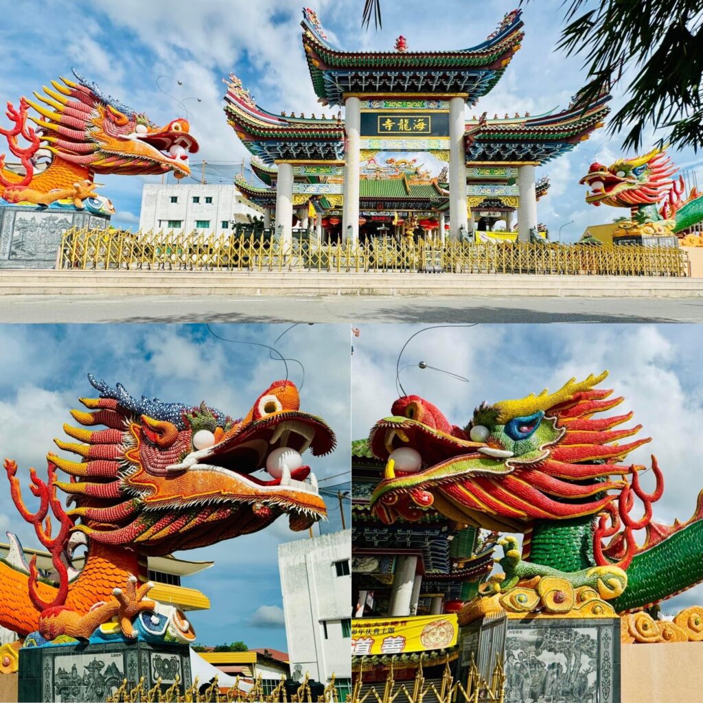 Famous Dragons Temple in Miri City - Miri City Sharing