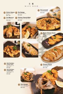 ISHI Japanese Restaurant Miri Menu Preview - Miri City Sharing