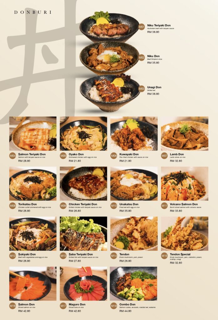 ISHI Japanese Restaurant Miri Menu Preview - Miri City Sharing