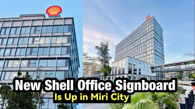 New Shell Office Signboard is Up in Miri - Miri City Sharing