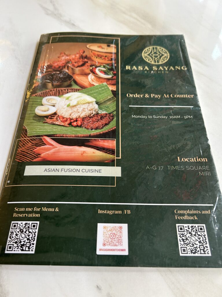 Rasa Sayang Kitchen Miri New Menu Preview - Miri City Sharing