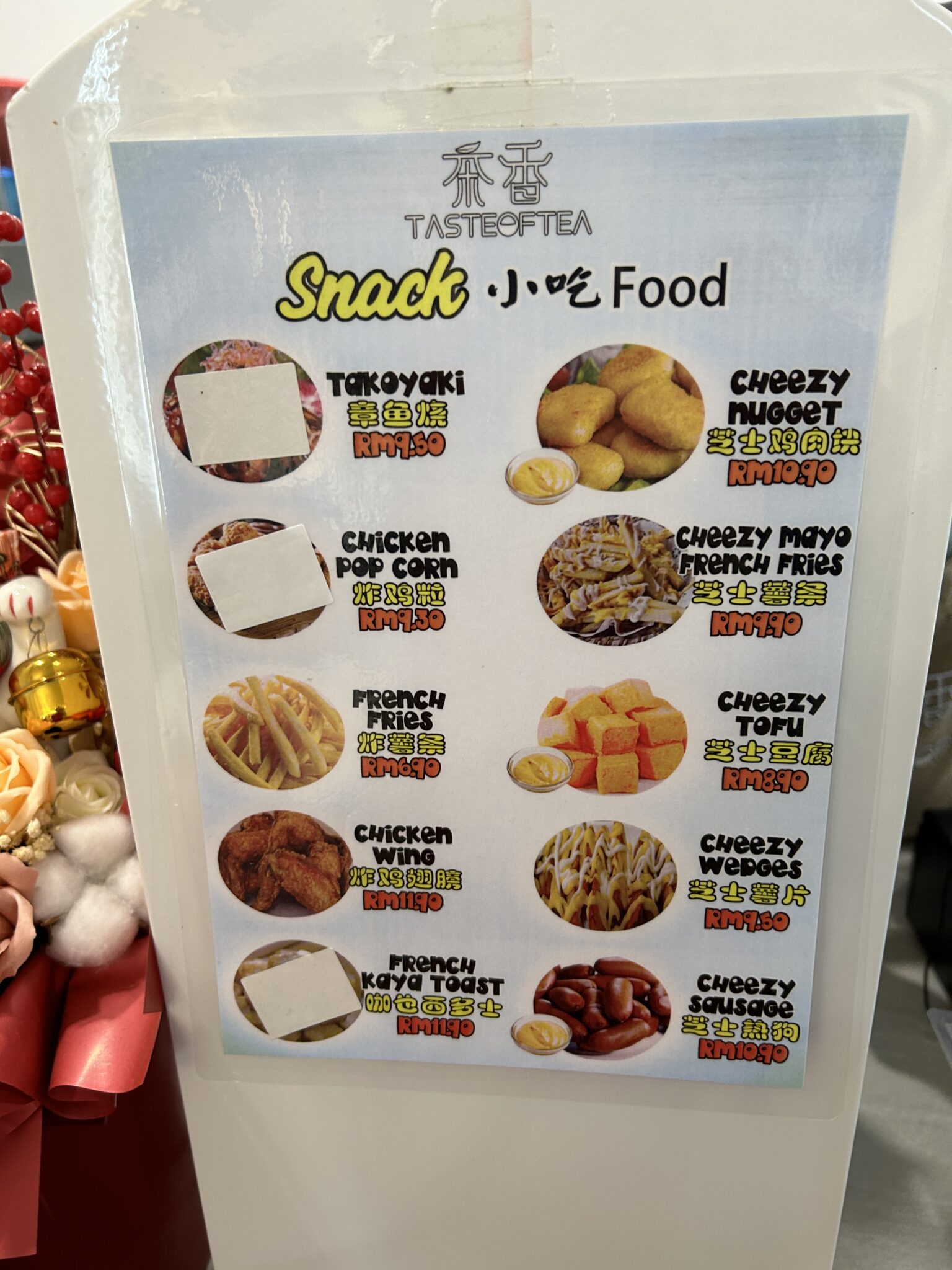 Taste of Tea Miri Menu Preview - Miri City Sharing