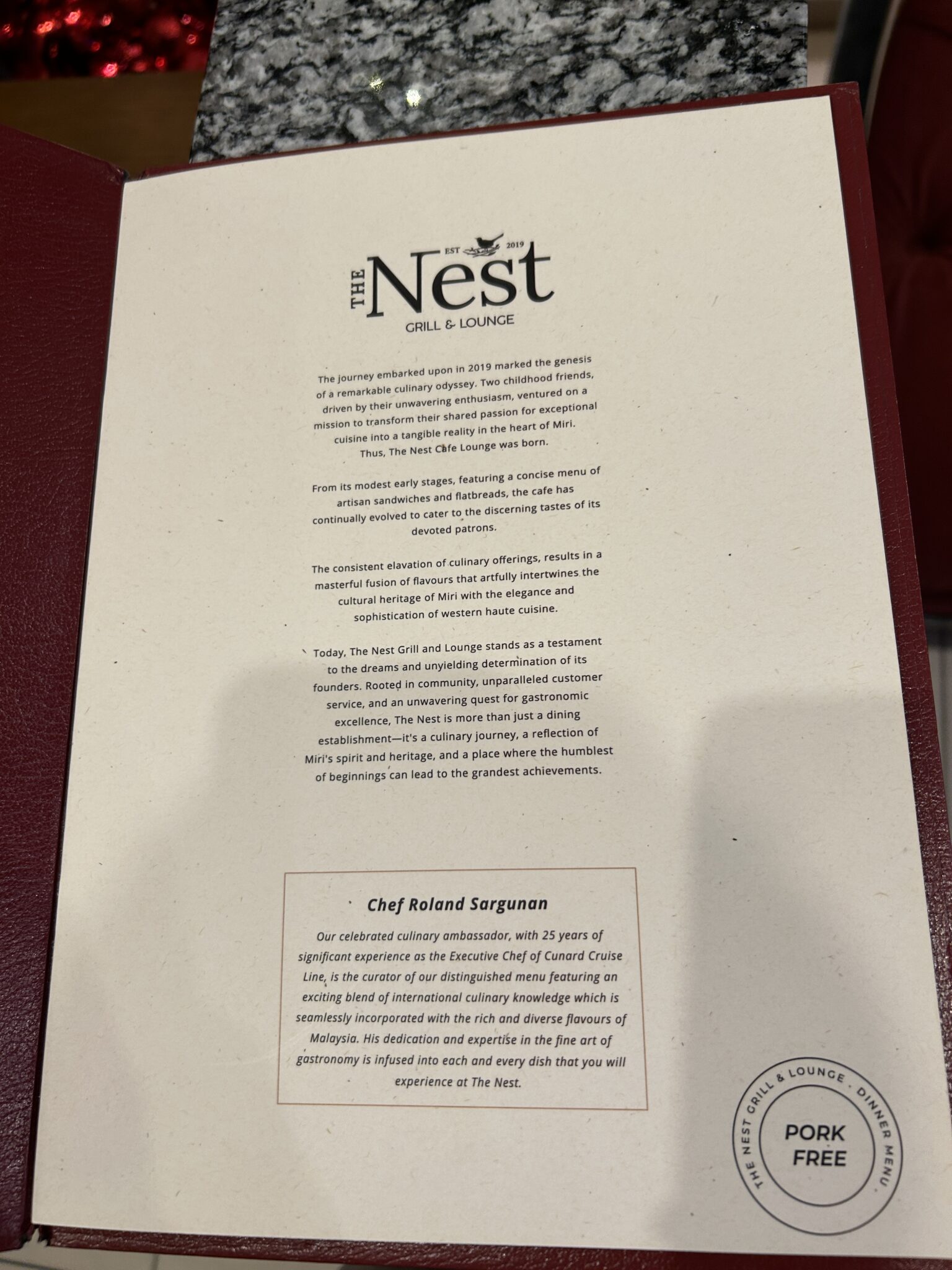 The Nest Cafe Miri Menu Preview - Miri City Sharing