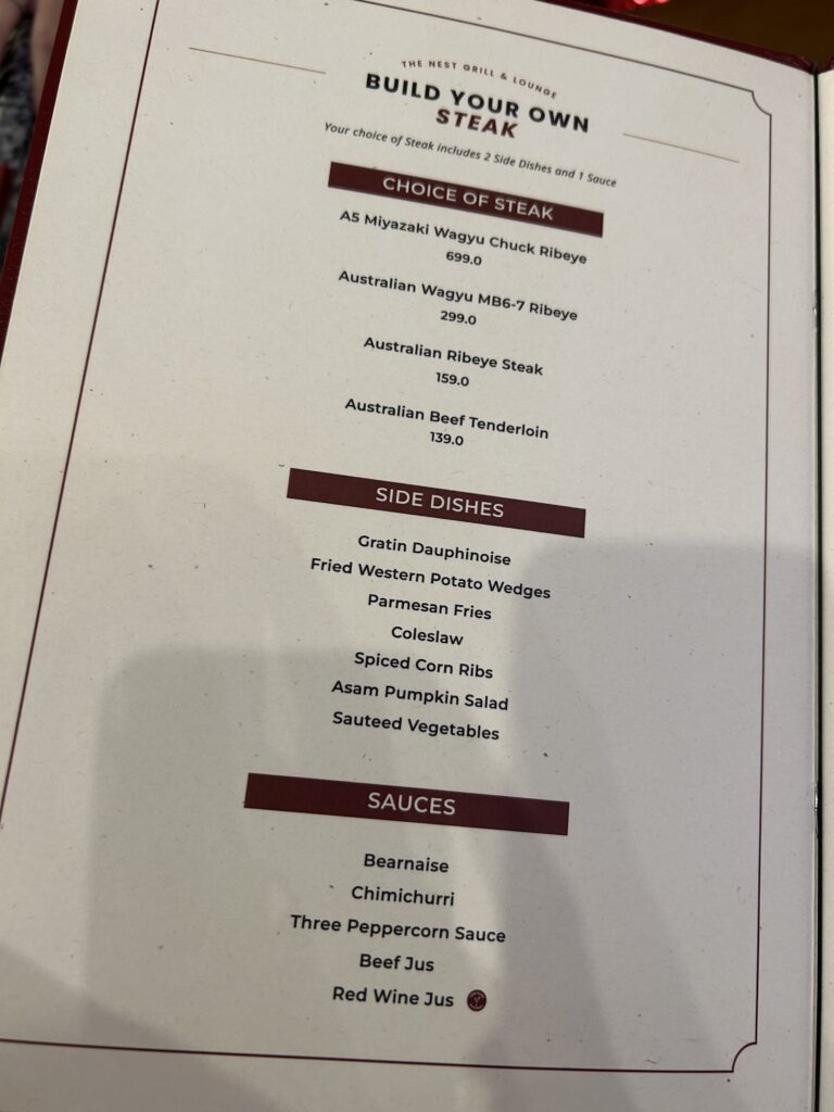 The Nest Cafe Miri Menu Preview - Miri City Sharing