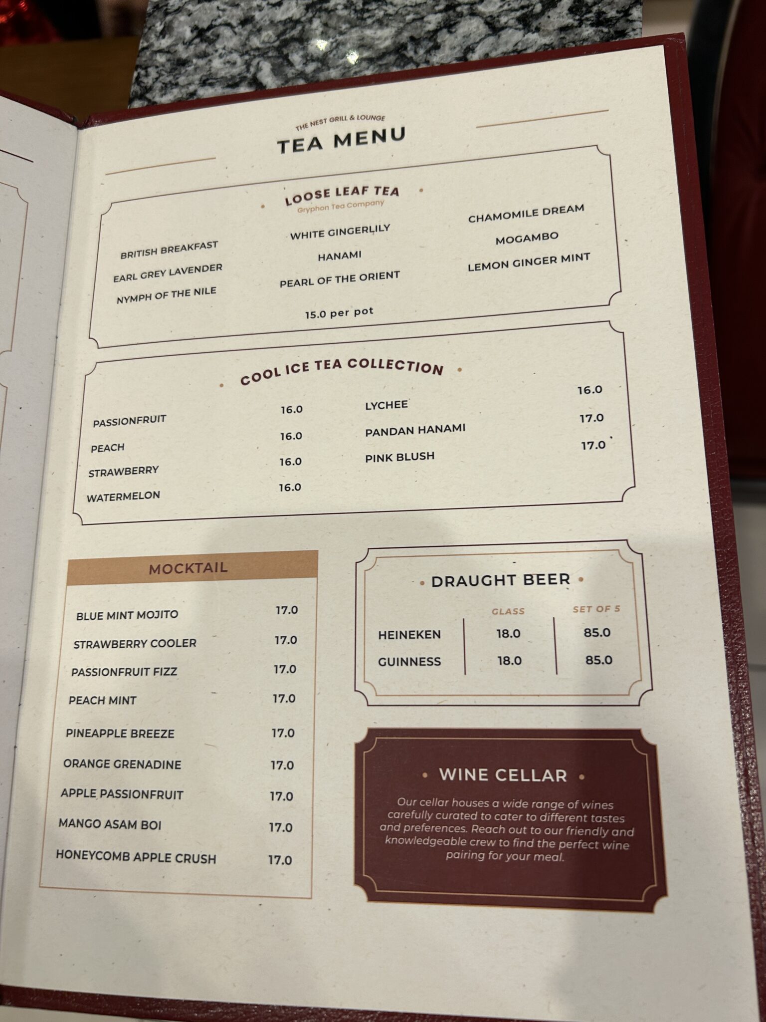 The Nest Cafe Miri Menu Preview - Miri City Sharing