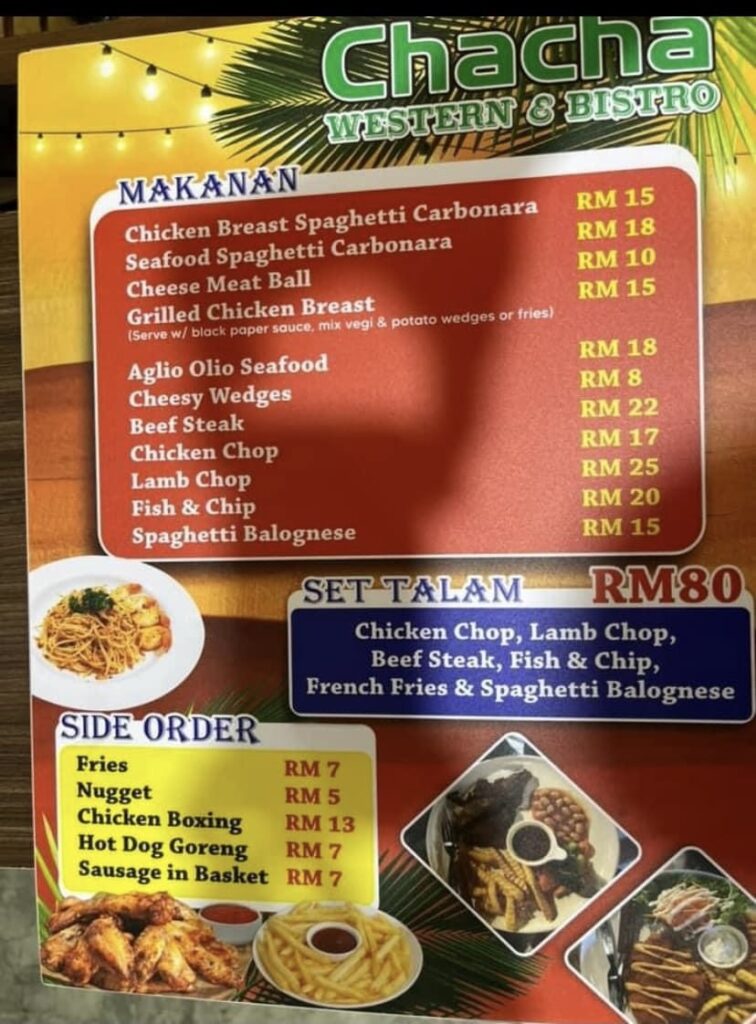 ChaCha Cafe – Must Try in Miri City - Miri City Sharing