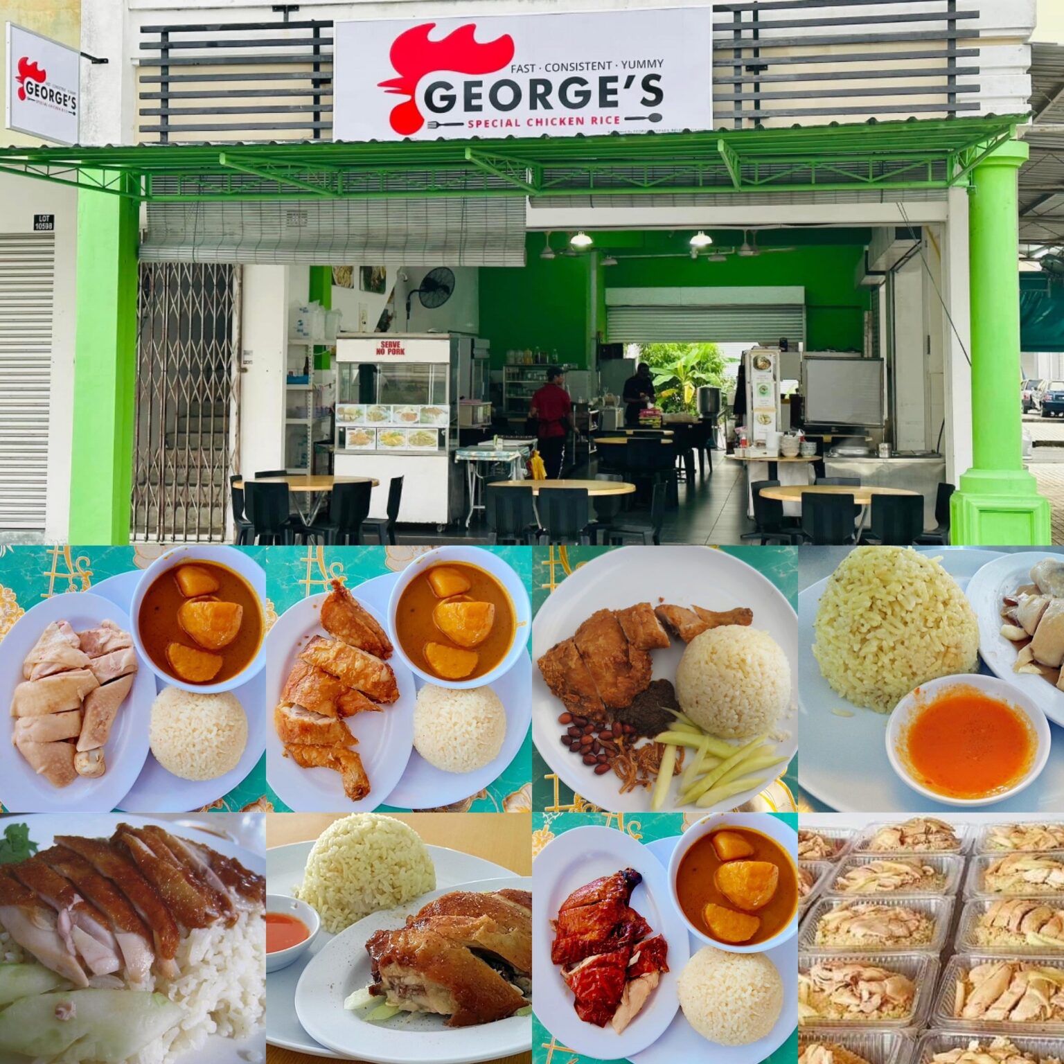 George’s Special Chicken Rice in Miri - Miri City Sharing