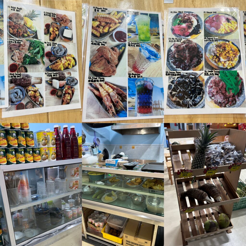 Ice Time Cafe with Tusan Beach Mural in Miri - Miri City Sharing