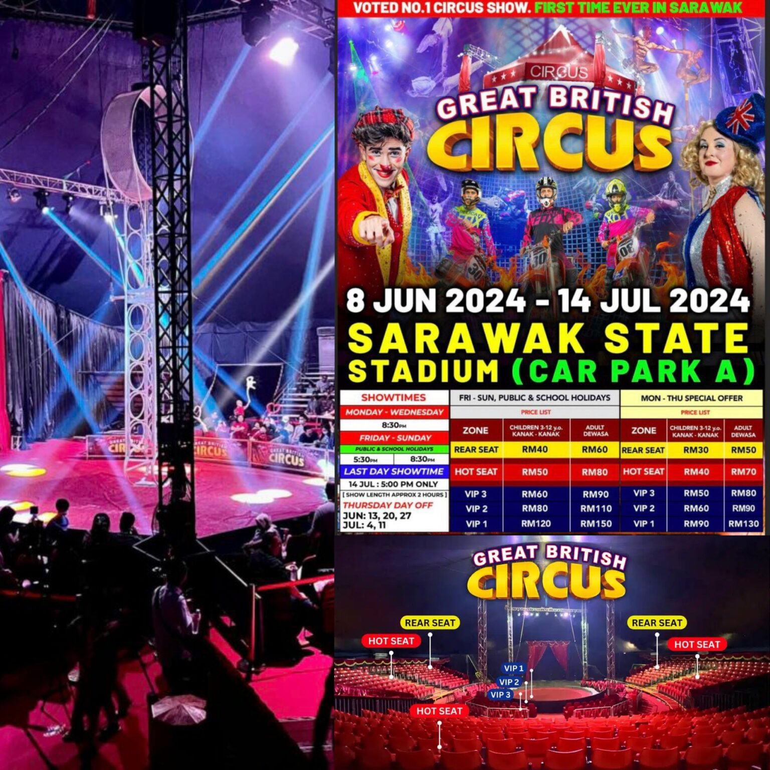 Great British Circus is coming to Sarawak - Miri City Sharing