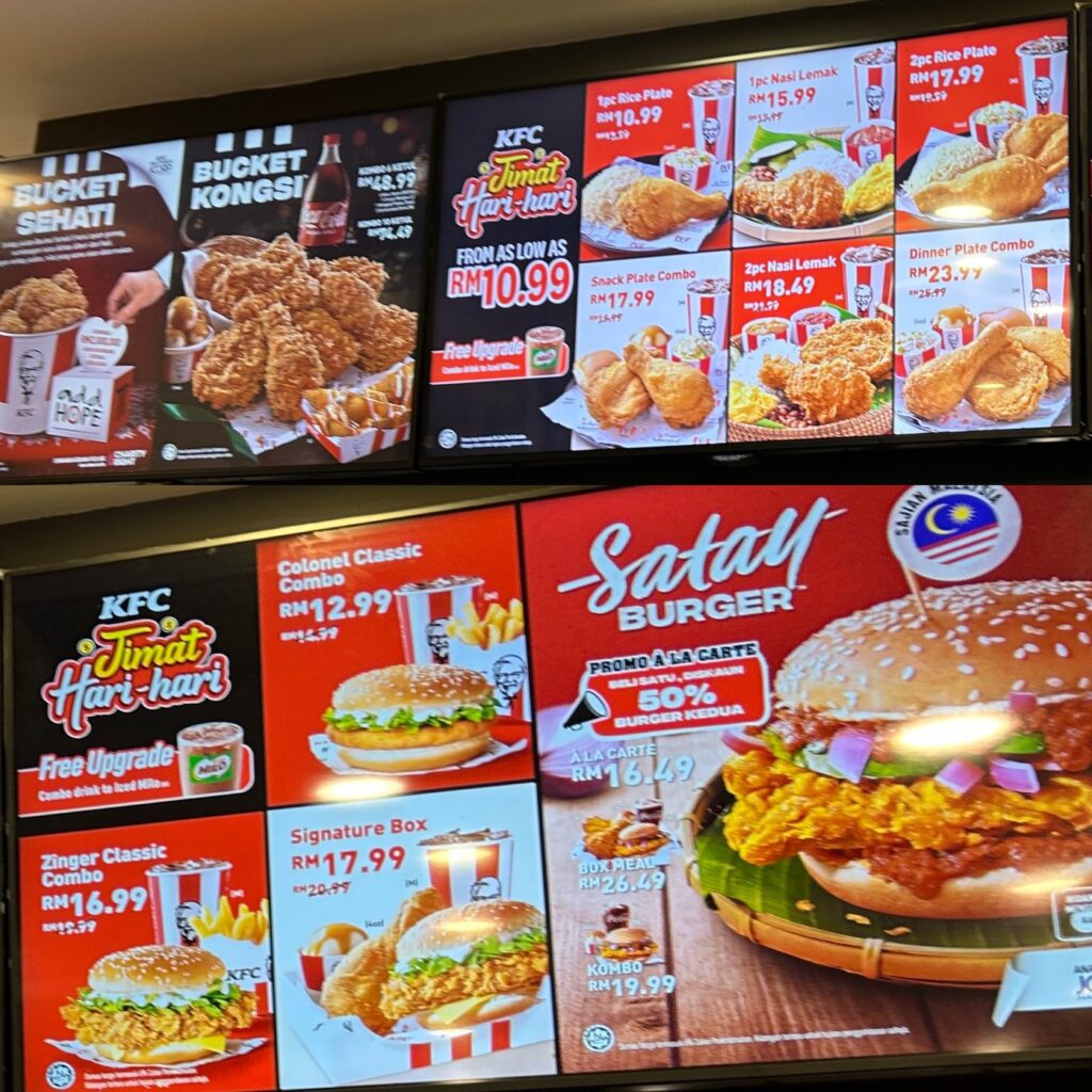KFC Menu Price List Preview - Miri City Sharing